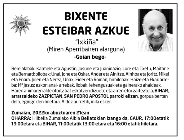 Bixente Esteibar Azkue
