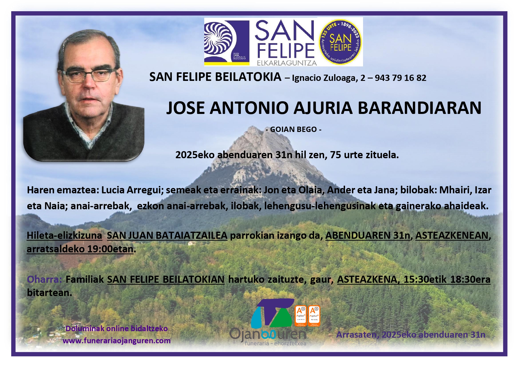 Jose Antonio Ajuria Barandiaran