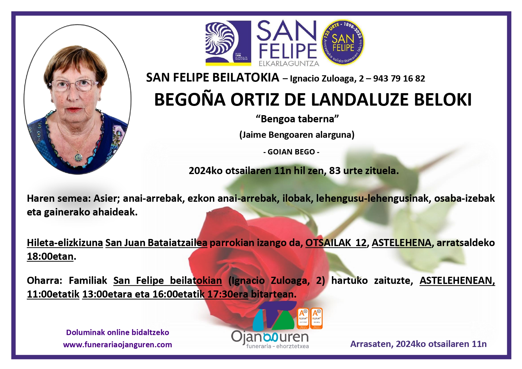 Begoña Ortiz De Landaluze Beloki