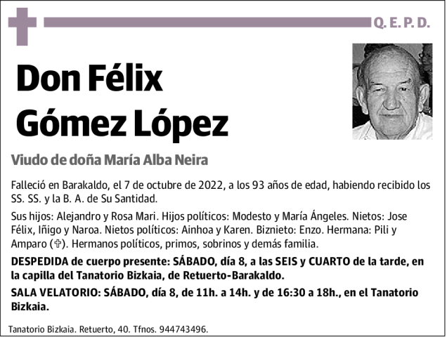Felix Gomez Lopez