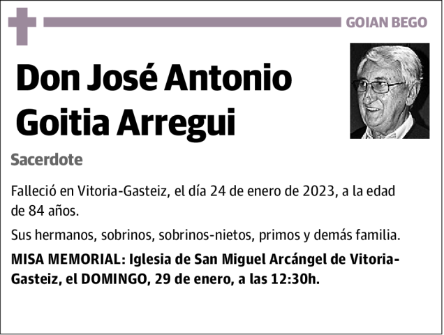 José Antonio Goitia Arregui