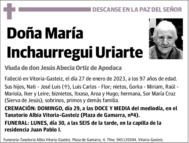 María Inchaurregui Uriarte