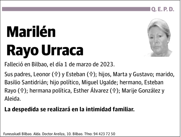 Marilén Rayo Urraca