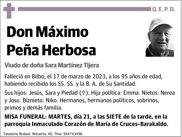 Maximo Peña Herbosa
