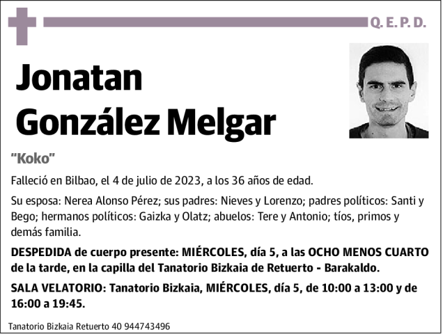 Jonatan Gonzalez Melgar