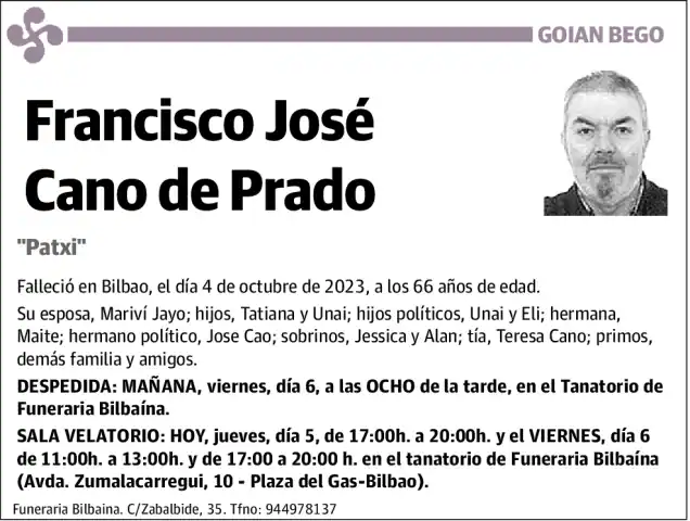 Francisco José Cano De Prado