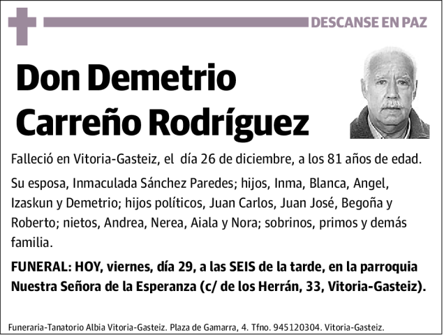 Demetrio Carreño Rodríguez