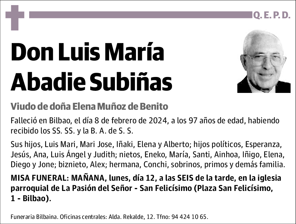 Luis Maria Abadie Subiñas