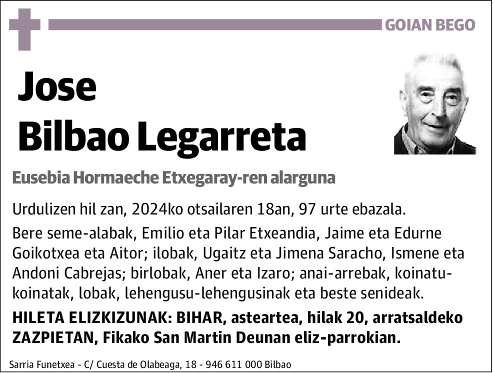 Jose Bilbao Legarreta