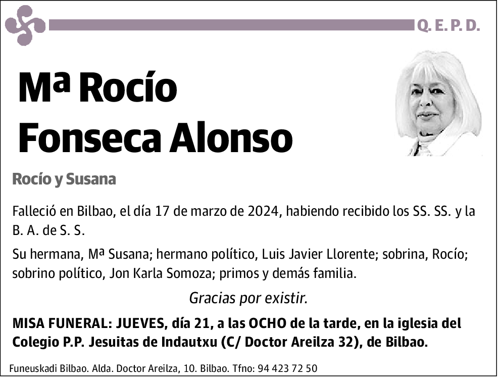 Mª Rocío Fonseca Alonso