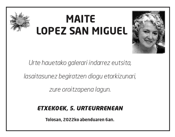 Maite Lopez San Miguel